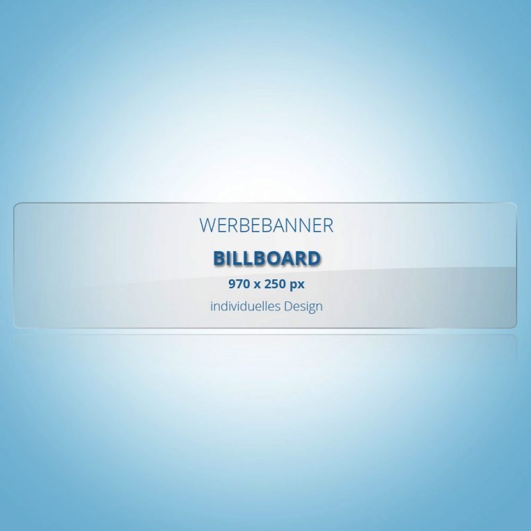 Banner individuelles Design Billboard 970x250 - gute-internetseite.de